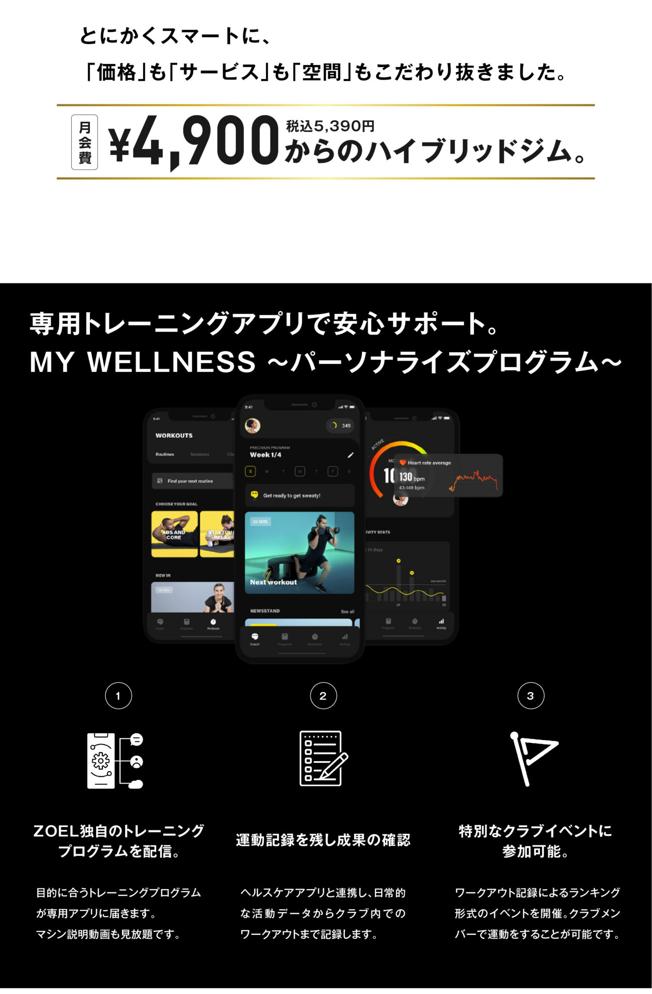 ZOEL（ゾエル）江戸川台-流山・江戸川台の24時間営業のフィットネスジム、マシンピラティス、体操教室